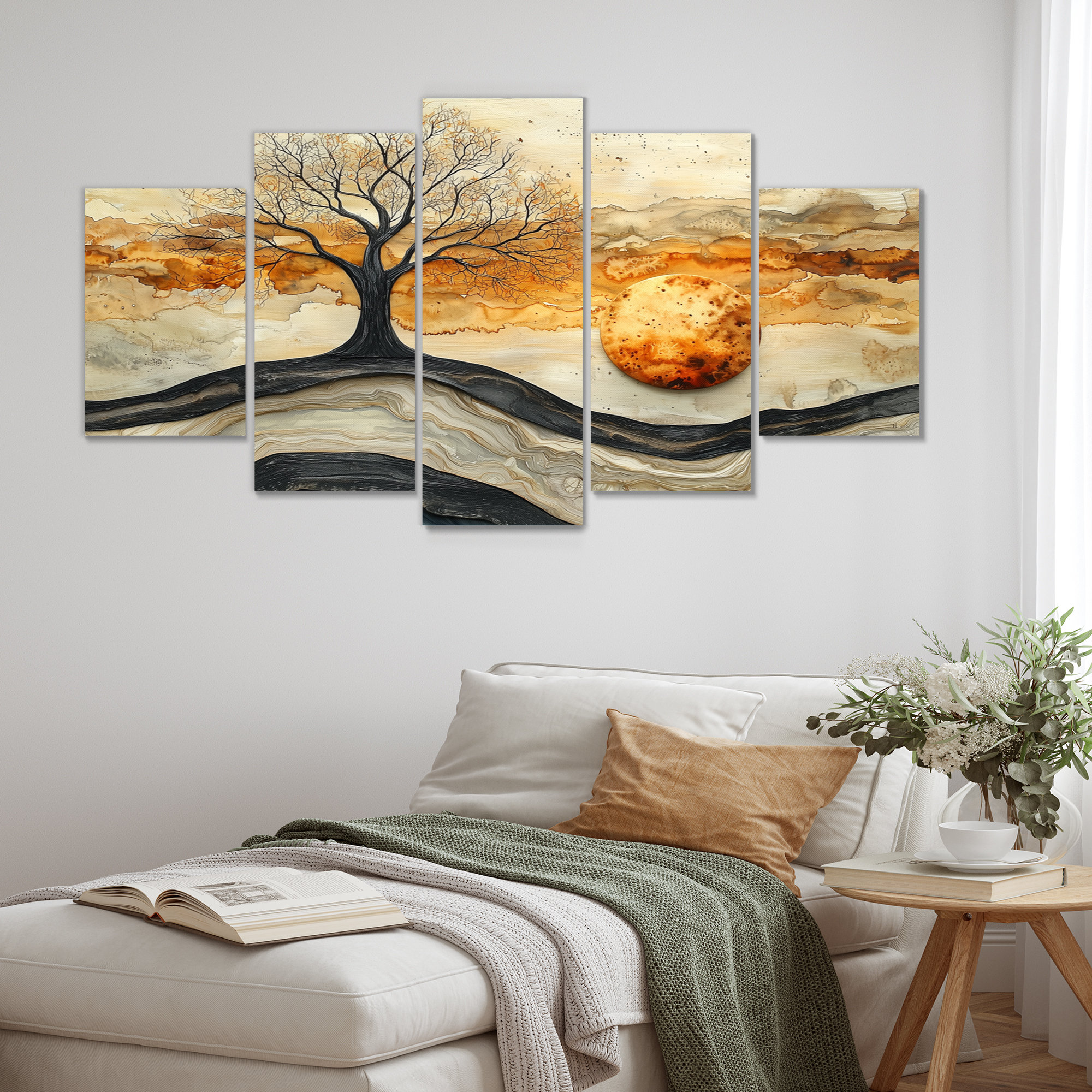 Winston Porter Abstract Winter Trees On Crystal Wood River - Tree Of ...