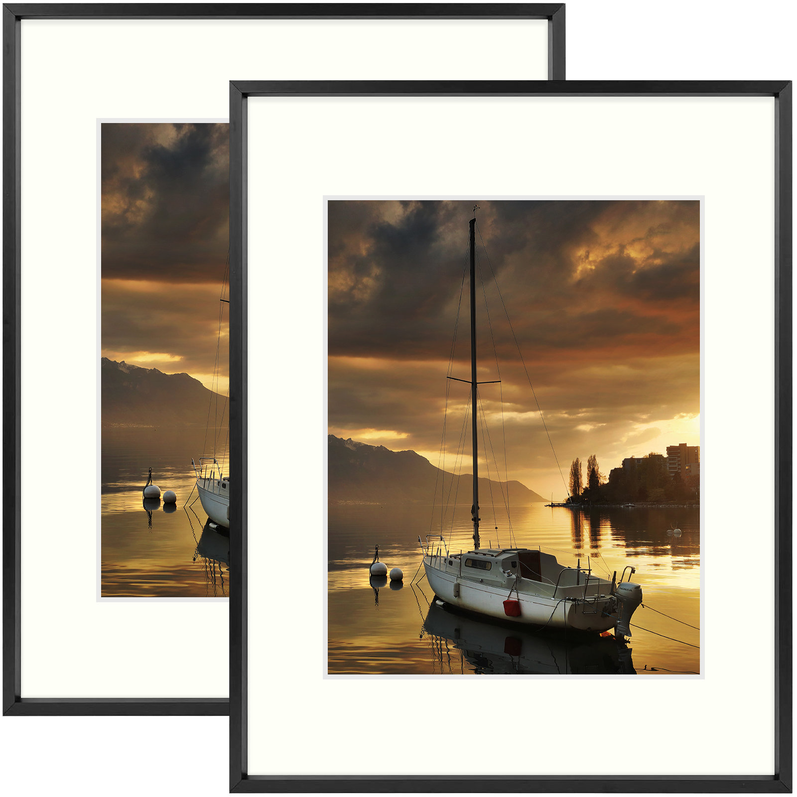 Kelly Clarkson Home Ryleigh Metal Gallery Picture Frame Real Glass Wall ...