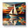 Breakwater Bay Boat On A Lake Cubism - No Frame Print | Wayfair.co.uk