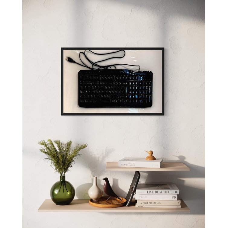 Latitude Run® Resin Keyboard Wall Art | Wayfair
