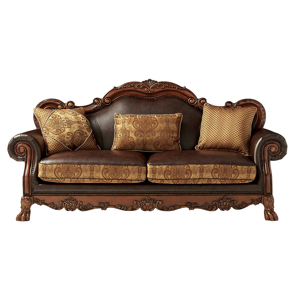 Fleur De Lis Living Dresden Sofa W/3 Pillows | Wayfair