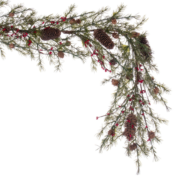 Primrue 3'' in. Faux Garland | Wayfair