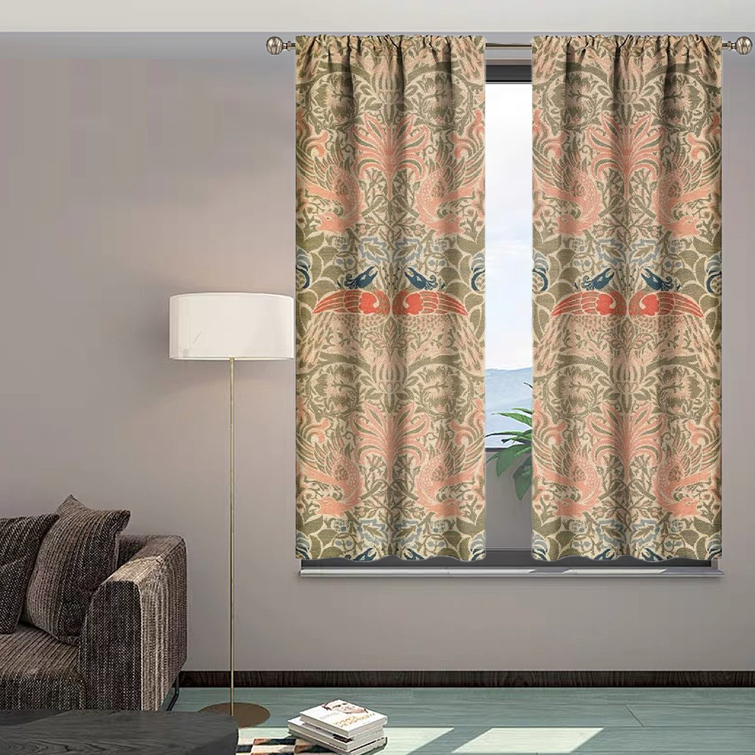Bungalow Rose Polyester Curtain | Wayfair