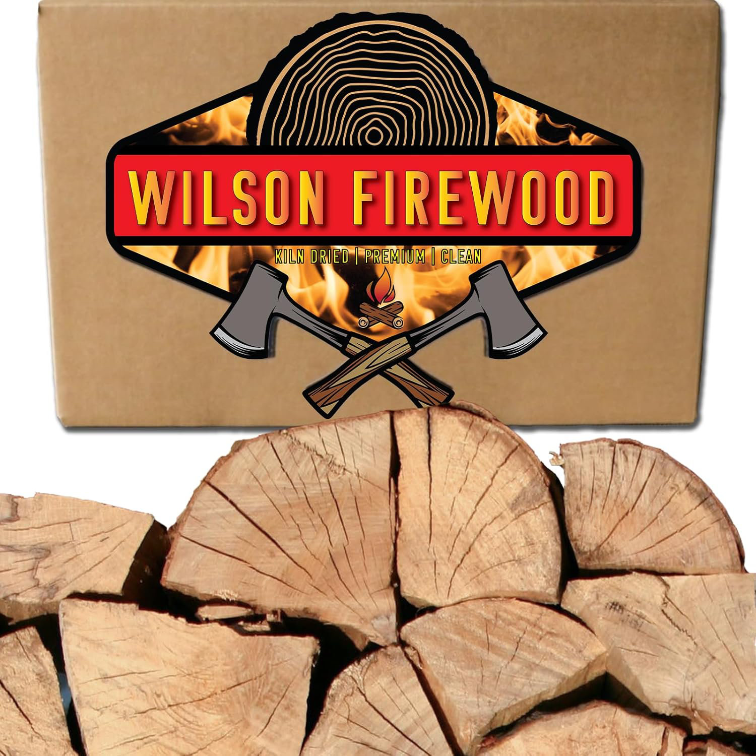 INKEDZ Wilson Maple Split Firewood - Seasoned Natural Kiln Dried ...