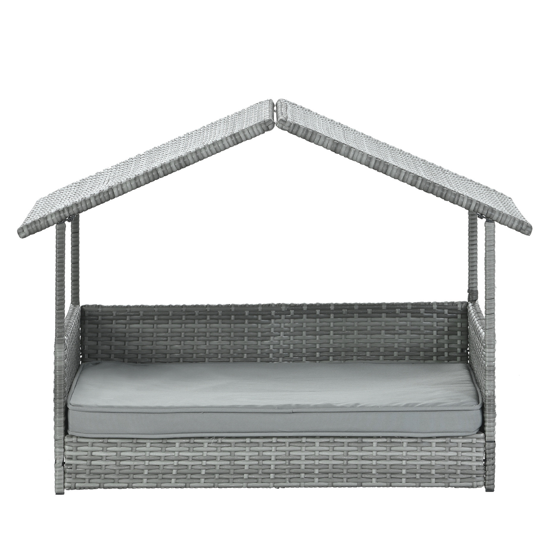 CaneCreations Pet Outdoor Bed, Patio Furniture With Canopy, Strong ...