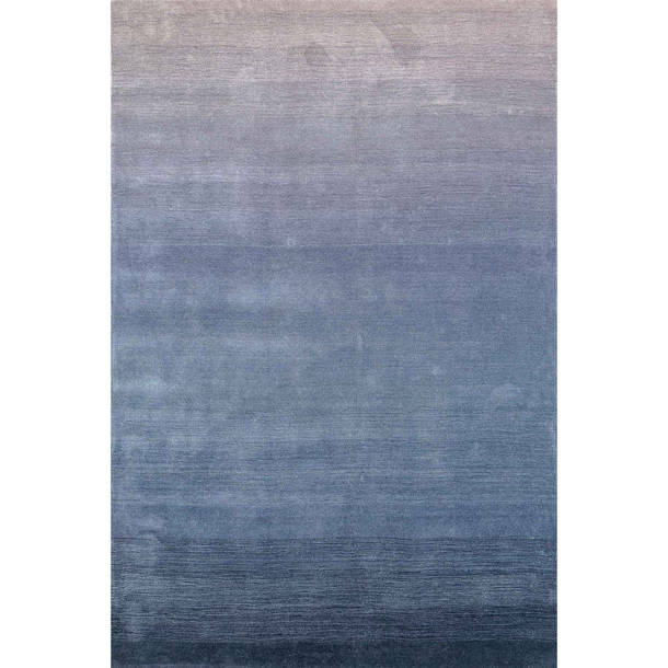 Highland Dunes Wilfredo Flatweave Wool Ombre Rug & Reviews | Wayfair