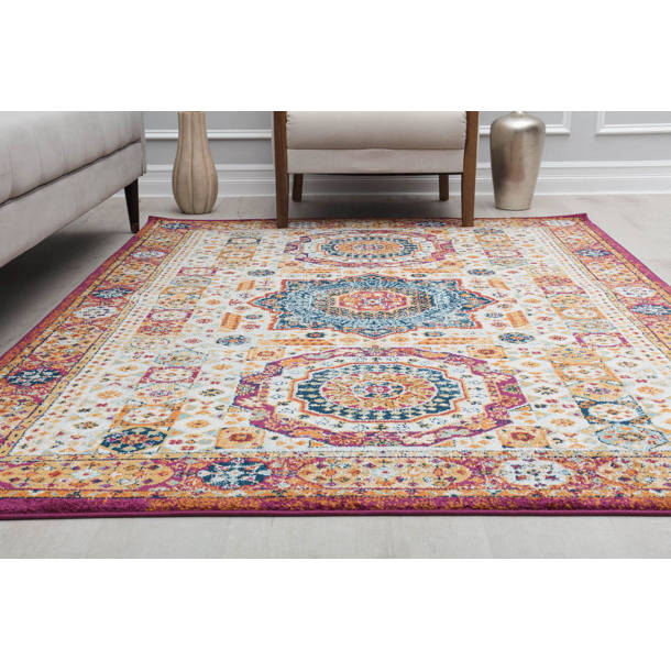 Bungalow Rose Hailey Vintage Garden Party Area Rug & Reviews | Wayfair