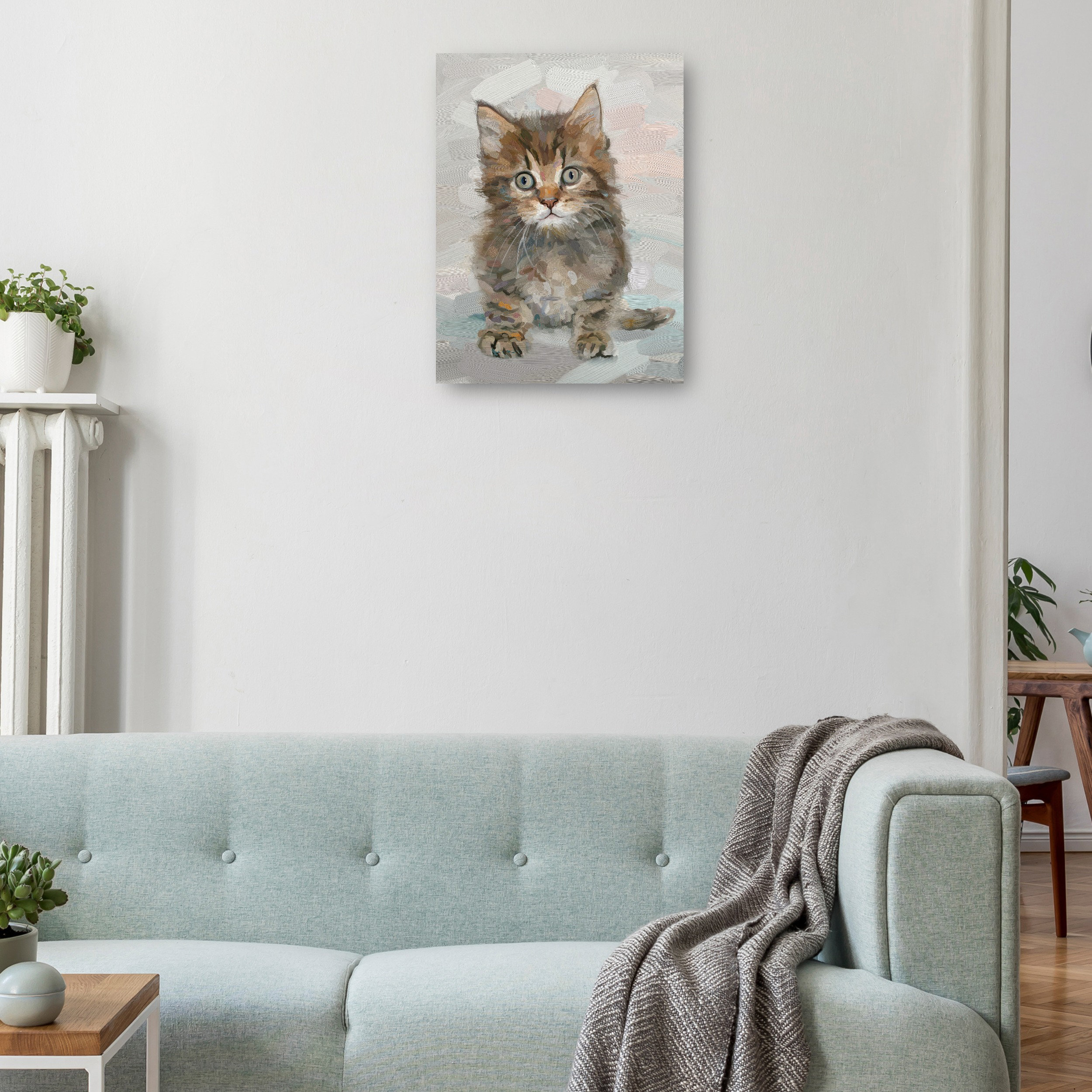 Winston Porter Pretty Kitty IV by Studio Arts Canvas Art Print | Wayfair