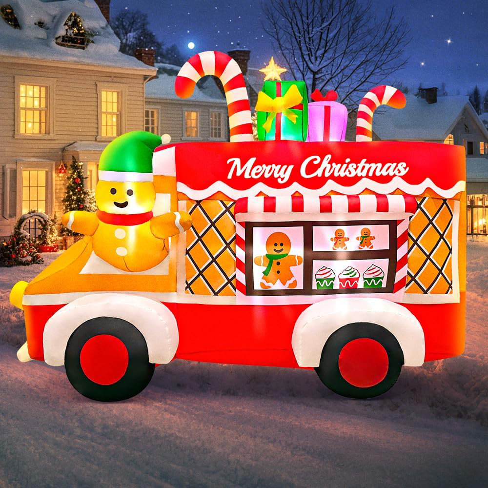 Dakota Fields 6FT Christmas Inflatables Outdoor Decoration Blow Up ...