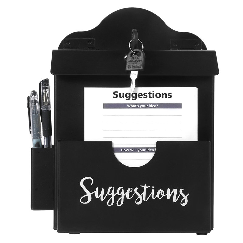 MyGift Wall Mounted Tabletop Suggestion Drop Box | Wayfair