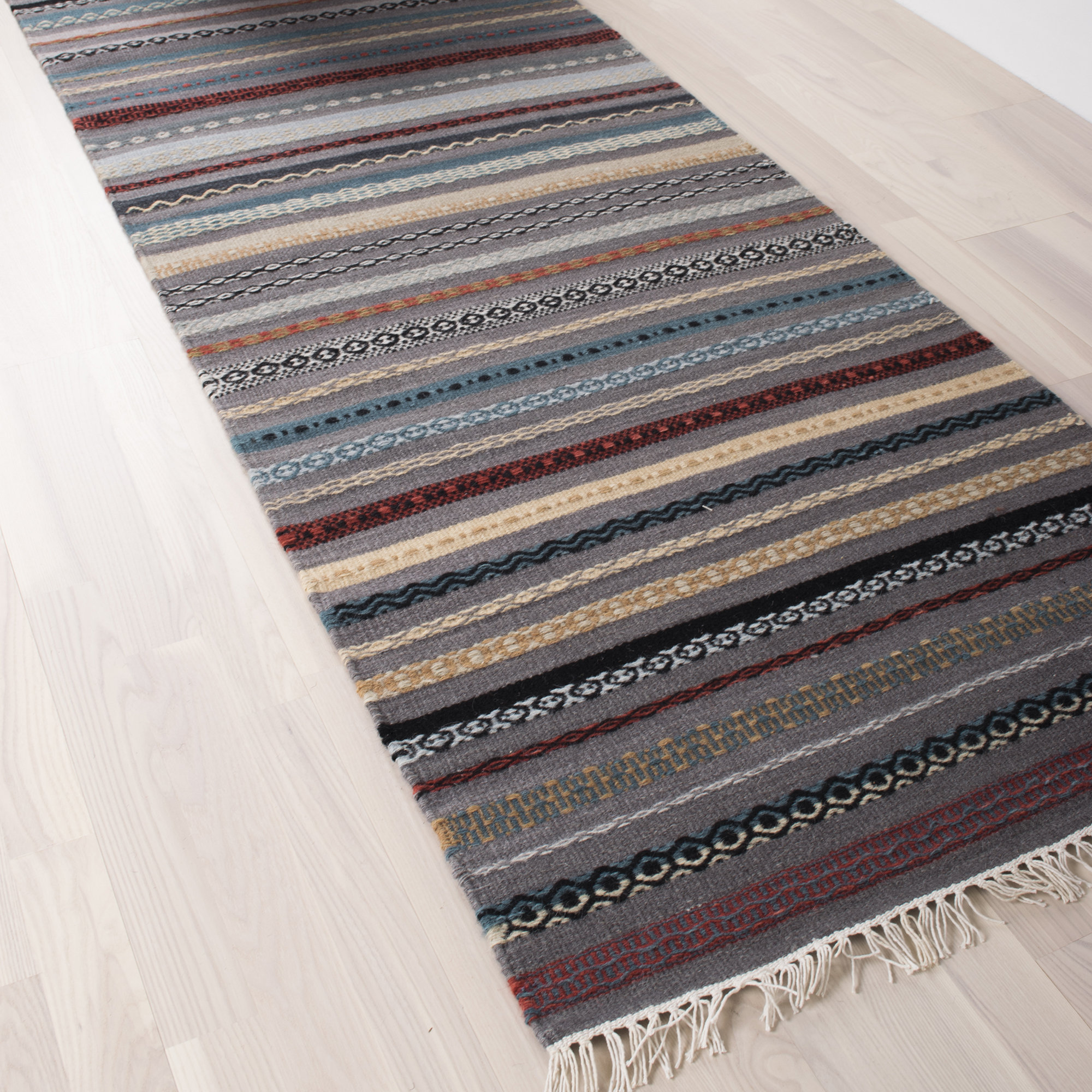 Bloomsbury Market Barrows Handmade Flatweave Grey/Brown Rug | Wayfair.ie