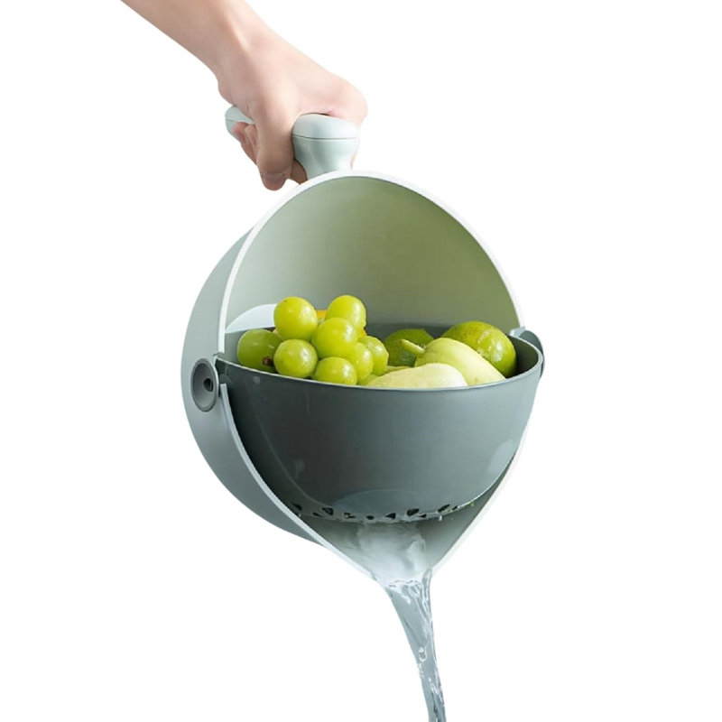 SORMIA Rotating Kitchen Colander Set | Wayfair