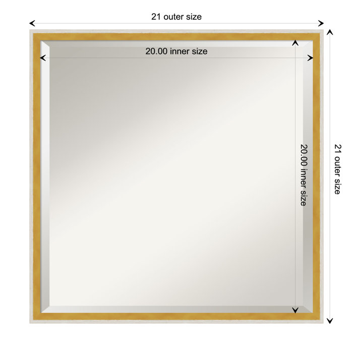Latitude Run® Jermani Wood Wall Mirror | Wayfair