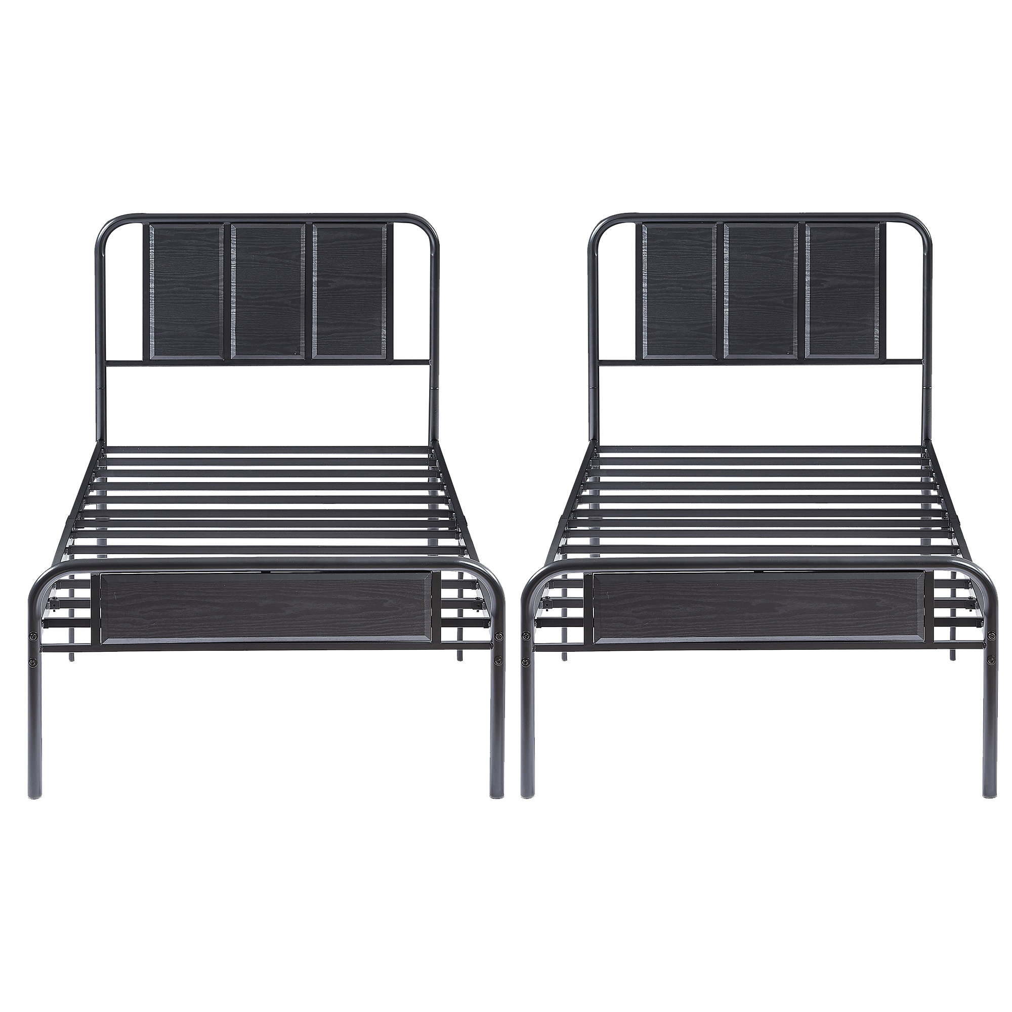 17 Stories Sabriya Metal Panel Bed | Wayfair