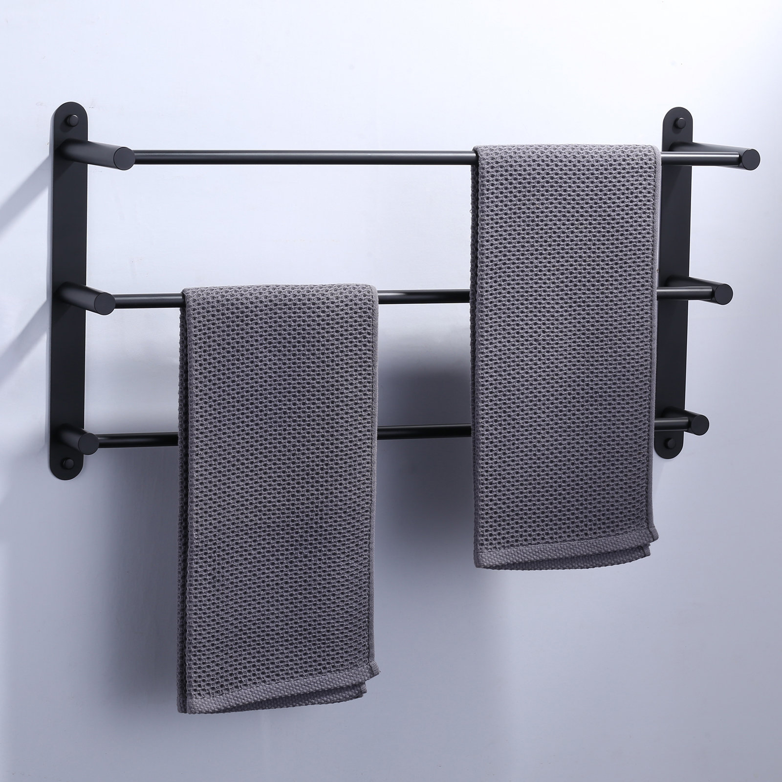 Aleasha Minimalist European and American series Wall Mounted Towel Rack ...