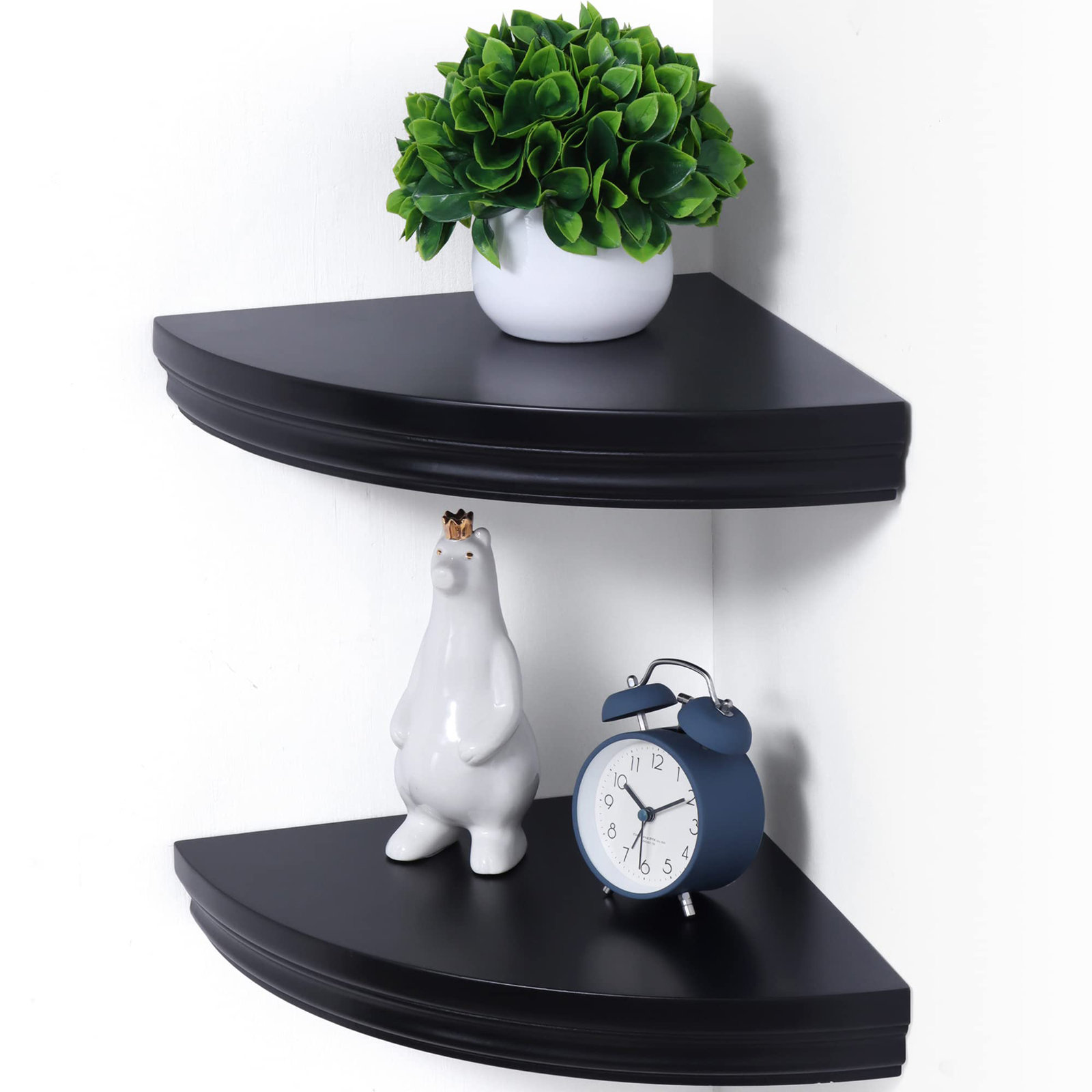 Red Barrel Studio 2 Tier Fan-Shaped Corner Wall Shelves - Wayfair Canada