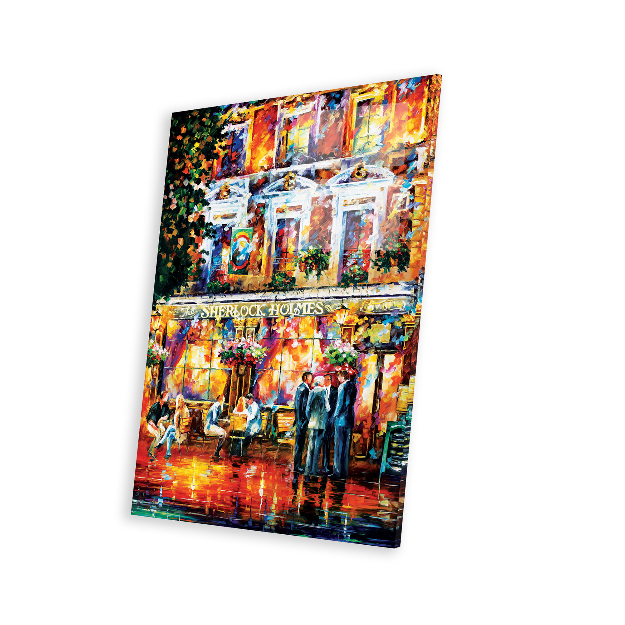 Red Barrel Studio® Sherlock Holmes On Plastic/Acrylic by Leonid Afremov ...