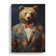 Happy Larry Bear in a Suit Painting | Wayfair.co.uk