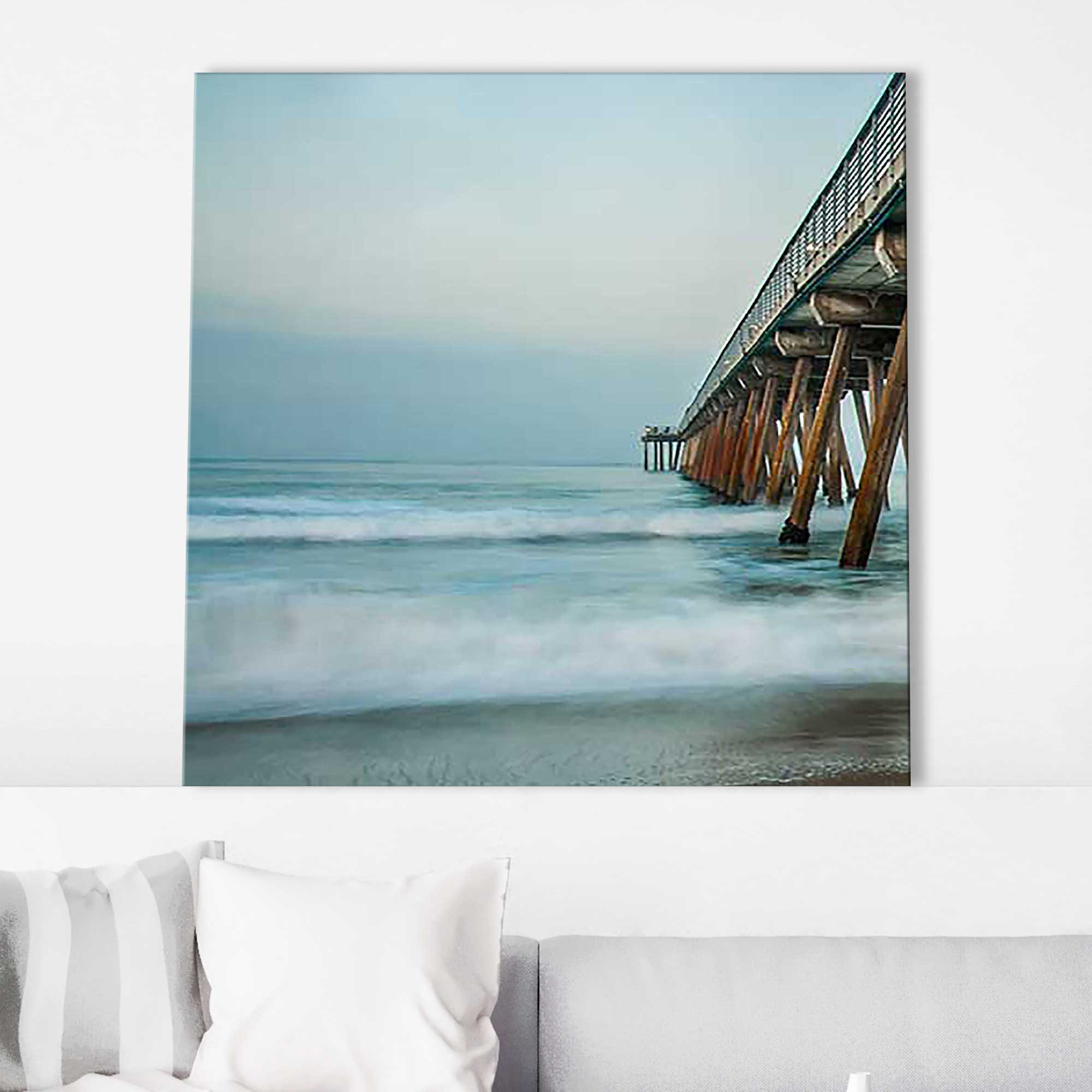 Rosecliff Heights "Pier I" By Bill Carson Photography Print On Canvas ...