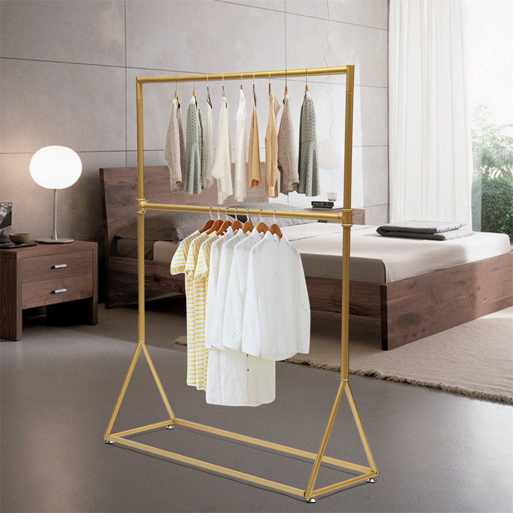 Williston Forge Gold Iron Clothes Rack & Reviews | Wayfair