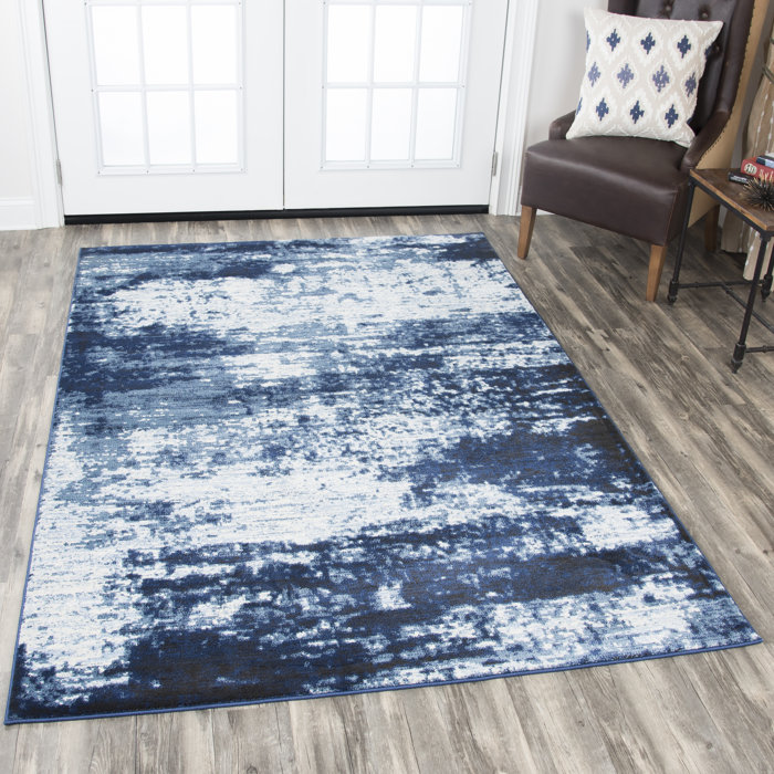 Williston Forge Archer Abstract Ivory Area Rug & Reviews | Wayfair