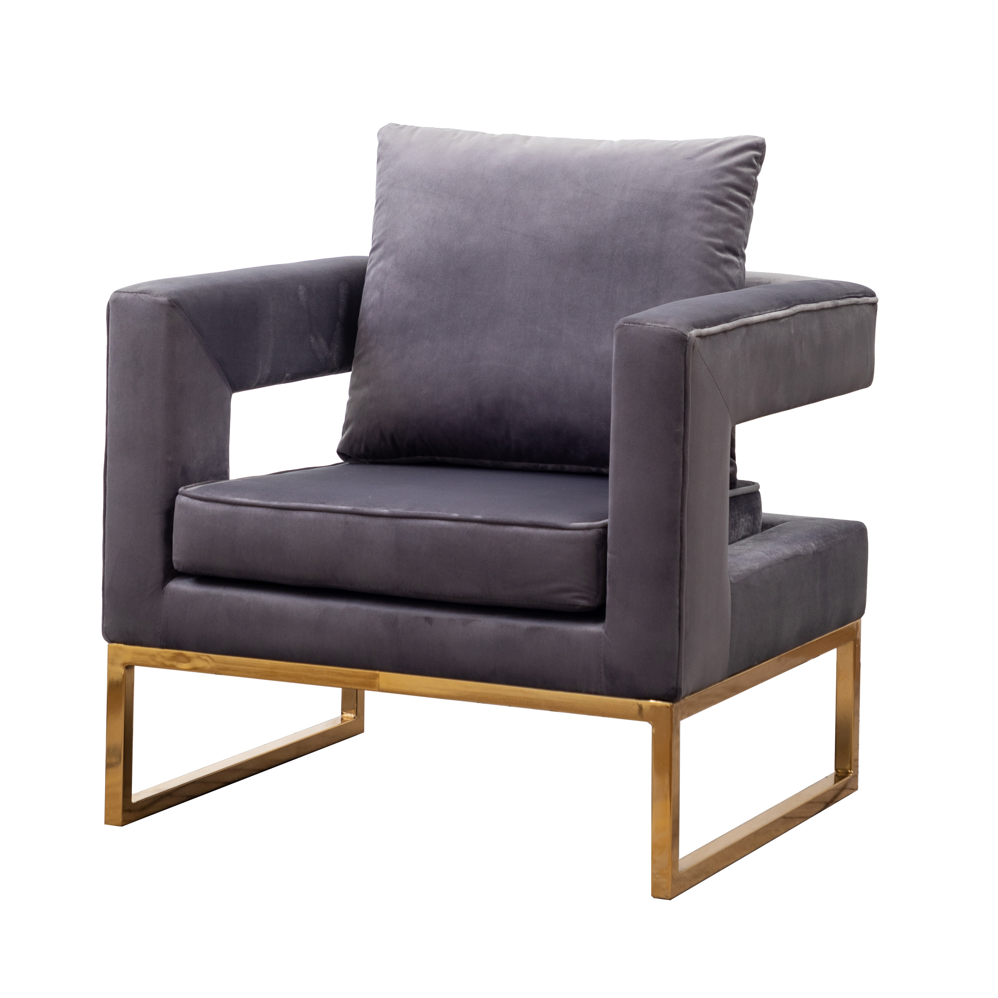Mercer41 Contemporary Armchair with Upholstered Design | Wayfair