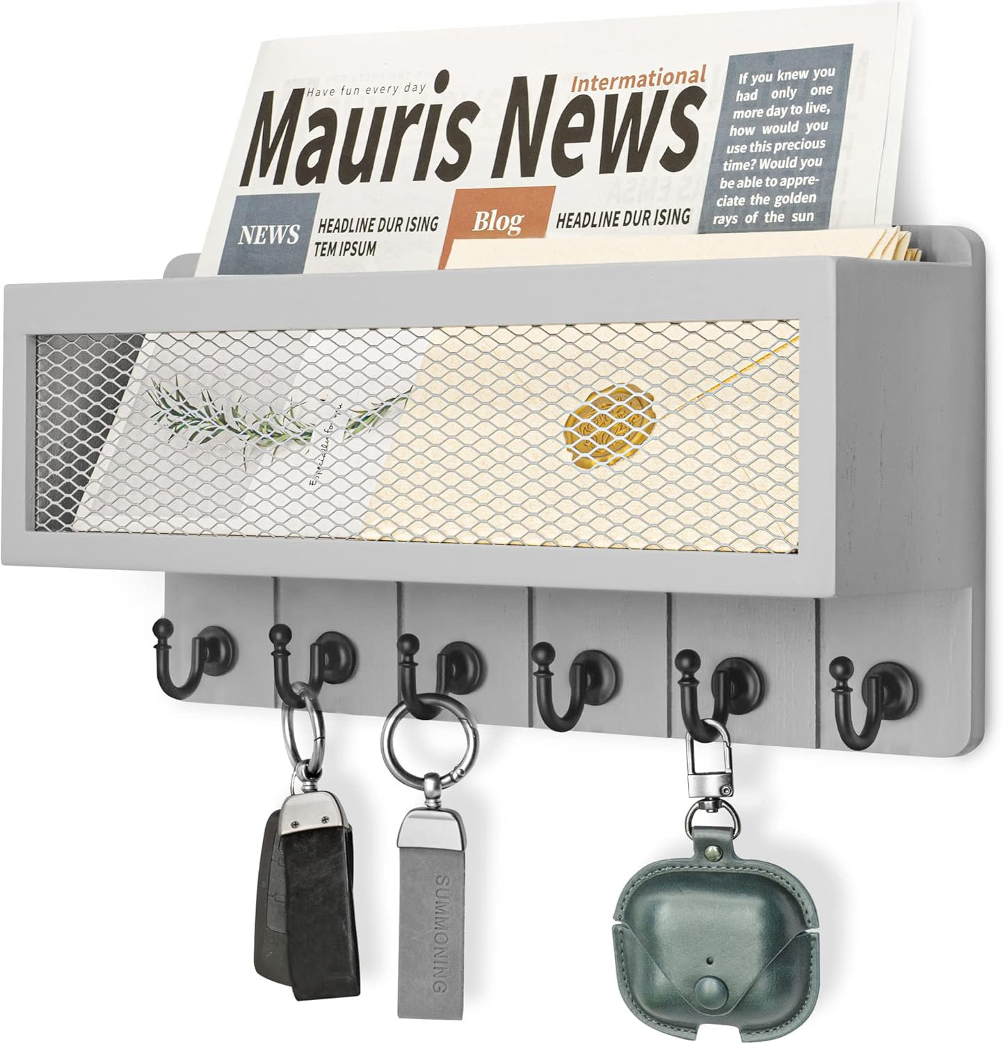 MCKINNON HOME FURNISHINGS, INC. Decorative Key Holder For Wall With ...