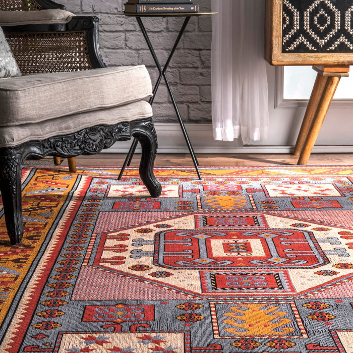 World Menagerie Doukala Multi-Colored Area Rug & Reviews | Wayfair