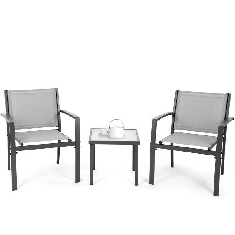 Ebern Designs Faynell Square 2 - Person 17.23cm Long Bistro Set ...