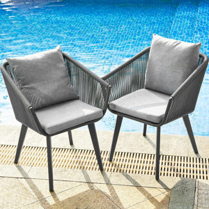 George Oliver 1 Piece Outdoor Patio Dining Chair & Reviews | Wayfair