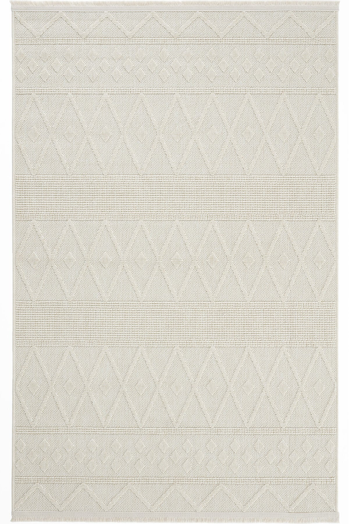 Dakota Fields Cream Wicker Textured Cut Pile Rug - Wayfair Canada