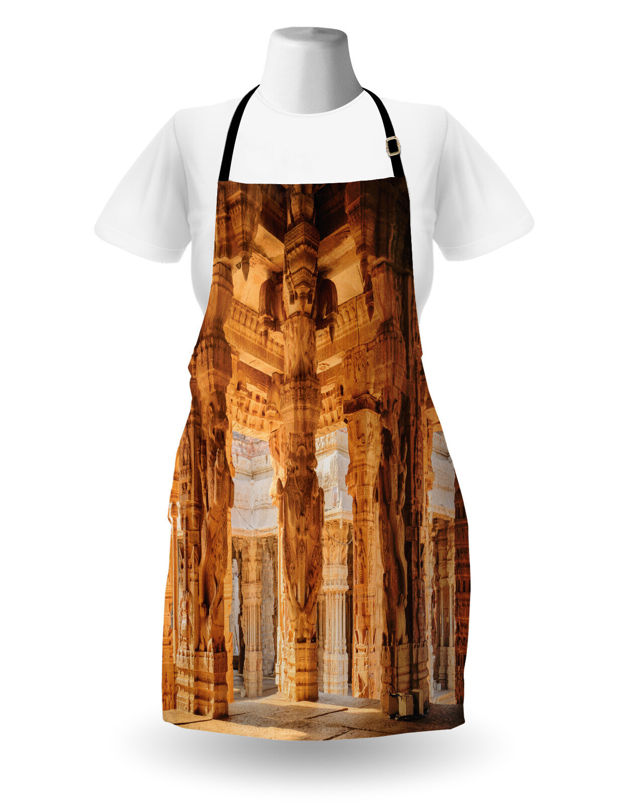 East Urban Home Vintage Apron Unisex, Famous Monument, Adult Size, Sand ...