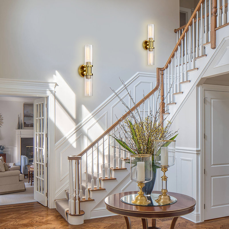 Mercer41 Zivah Cylinder Wall Light (Set of 2) & Reviews | Wayfair