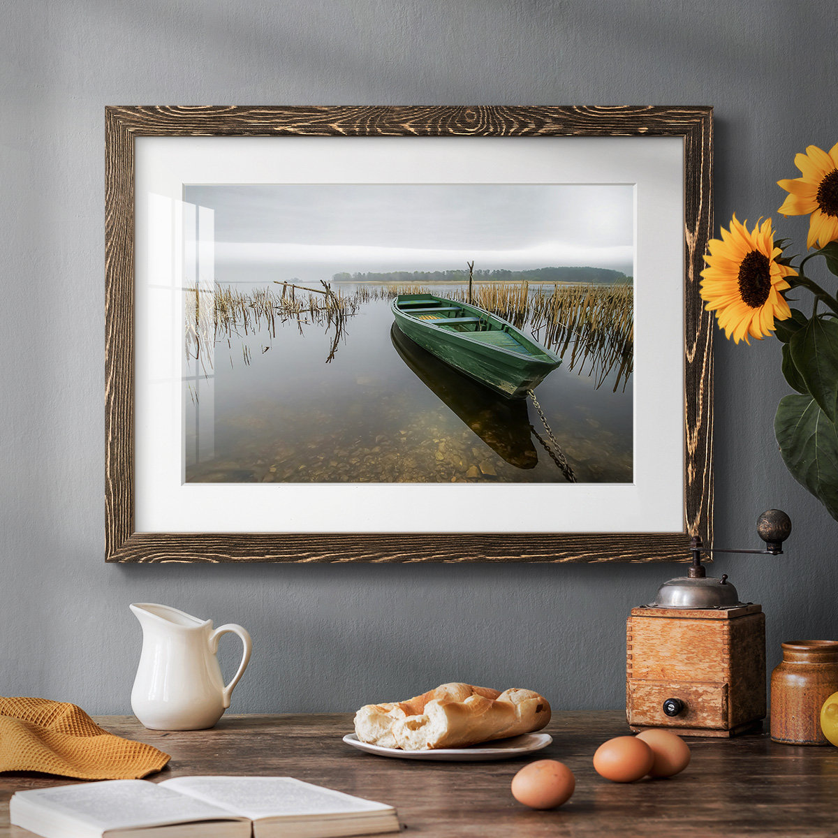 Longshore Tides Green One Framed On Paper Print | Wayfair