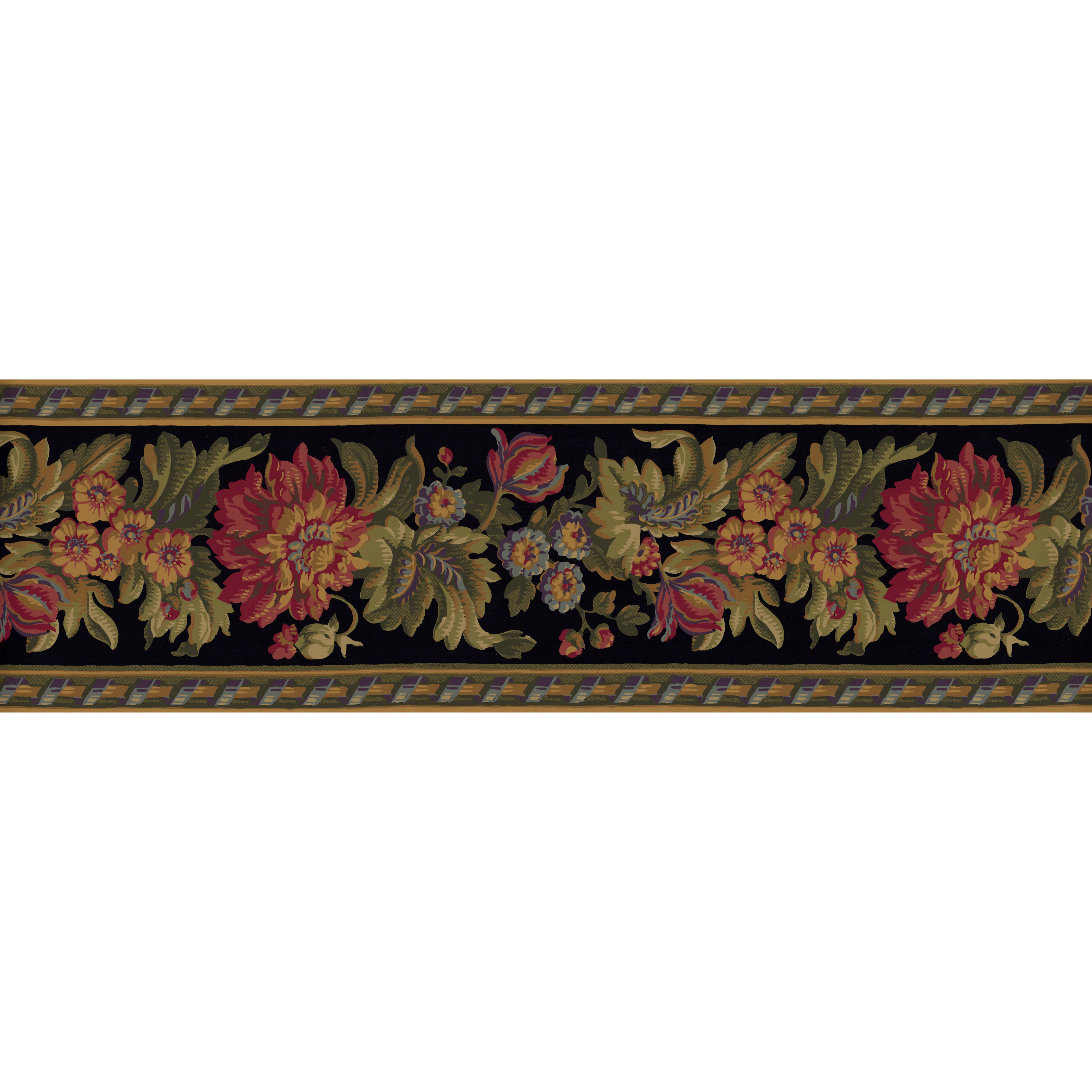Winston Porter Milayah Elegant Floral Border | Wayfair
