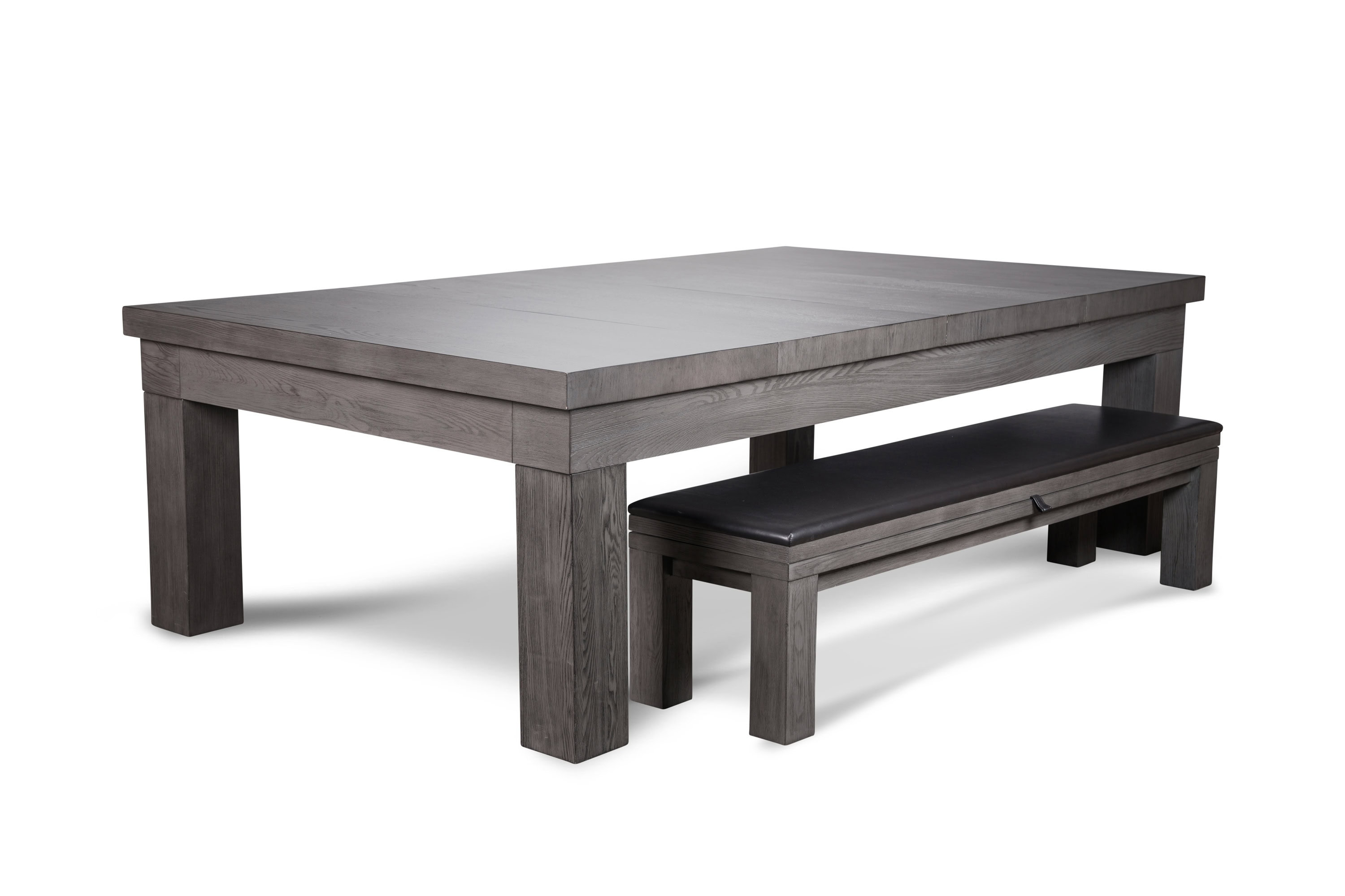 Sawyer Twain Alta 8' Slate Pool Table In Grey Marble With Dining Top ...