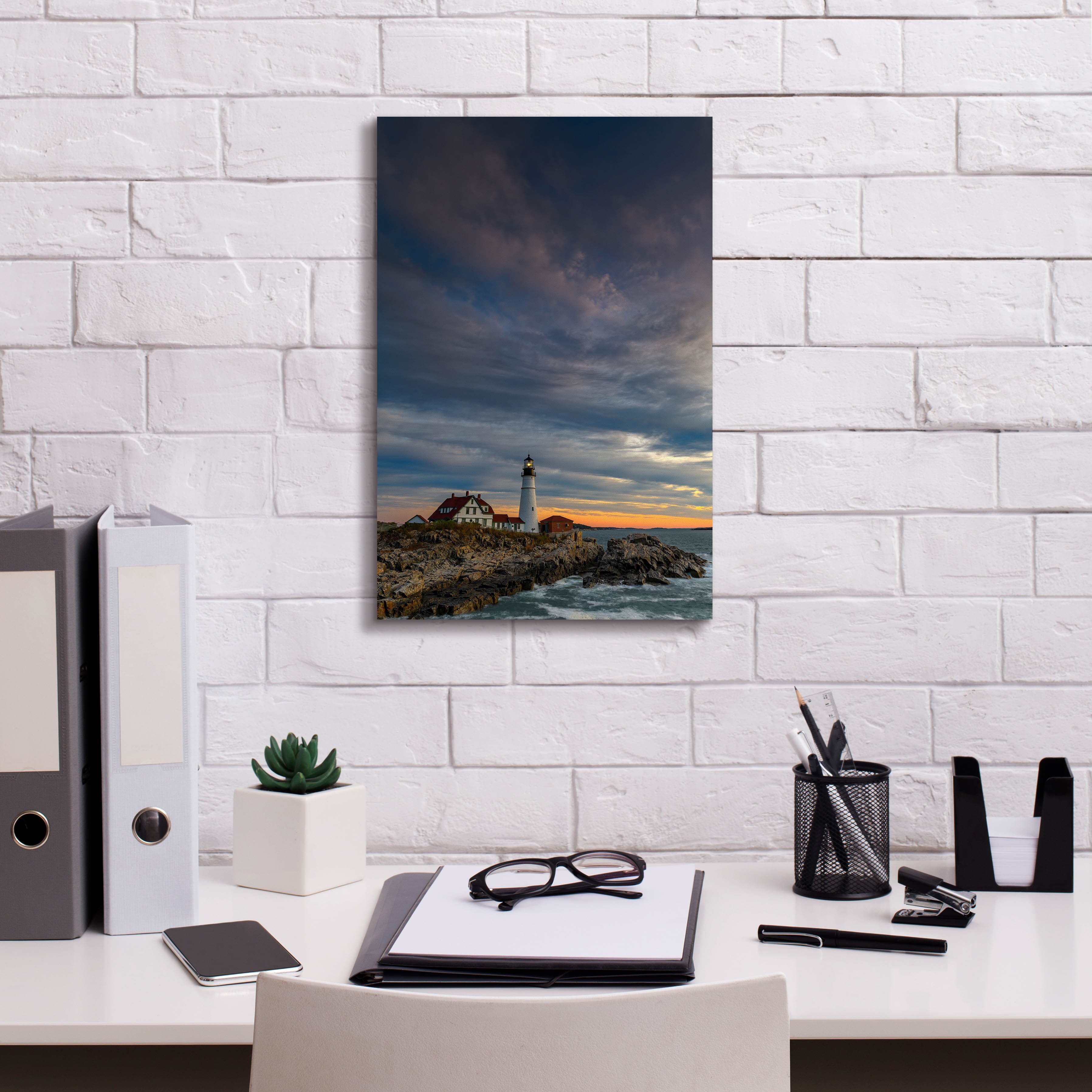 Breakwater Bay 'Portland Head On An October Morning' by Rick Berk ...