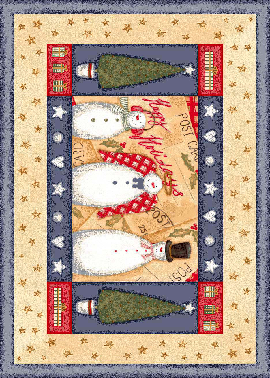 The Holiday Aisle® Norsworthy Frosty Family Area Rug | Wayfair