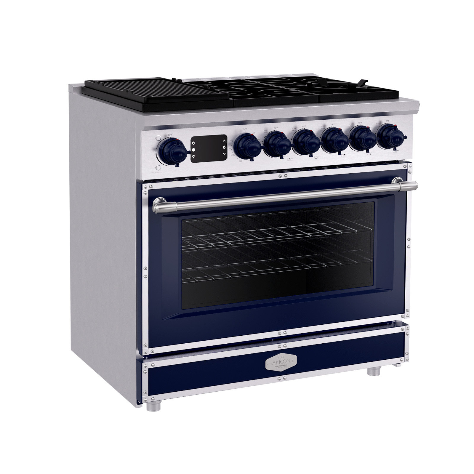 Akicon Freestanding Gas Cooktop Oven Combo, Features Sealed Burners ...