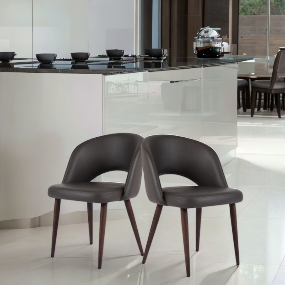 Corrigan Studio® Rukayah Pu Leather Dining Chair | Wayfair