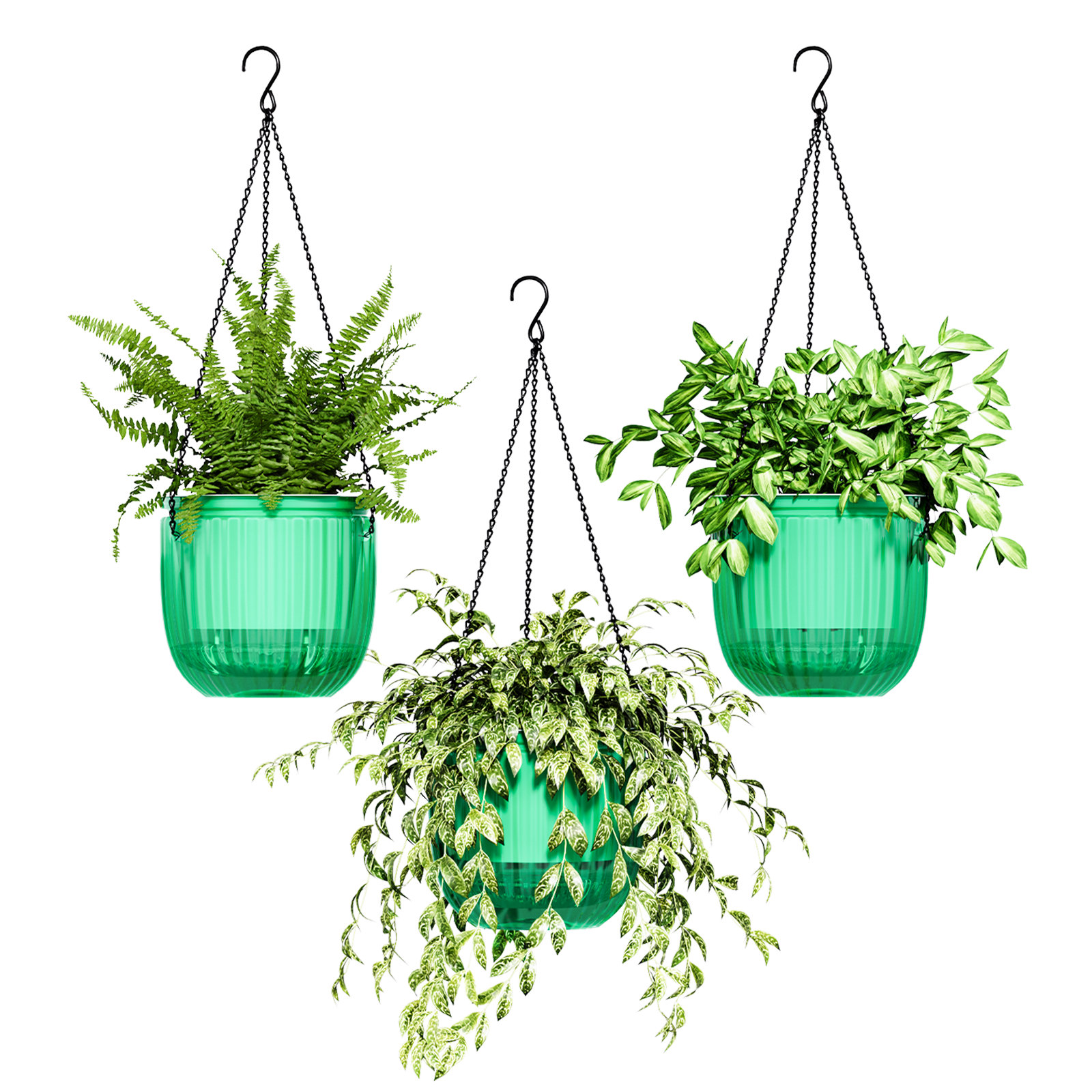 East Urban Home Hanging Planters for Indoor Plants Self Watering Pots ...