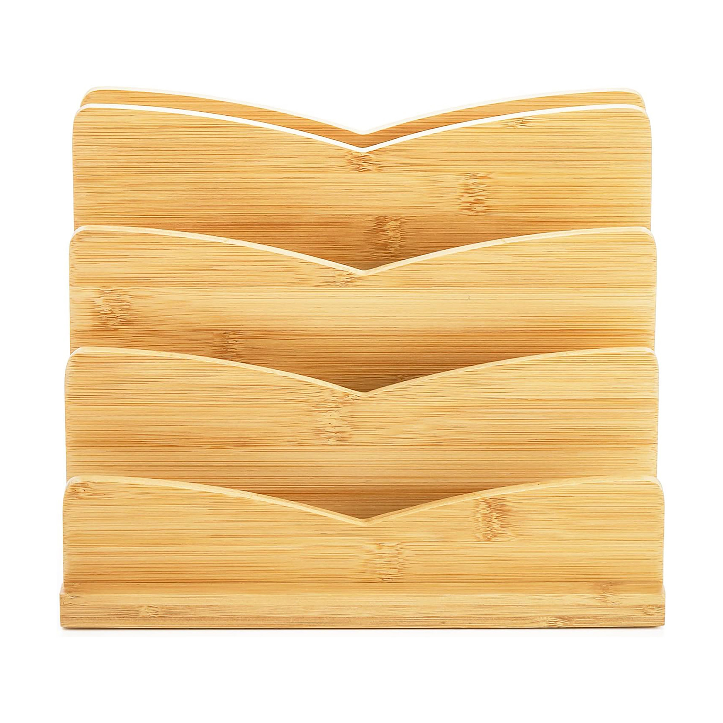 George Oliver 3-slot Wood File Organizer | Wayfair