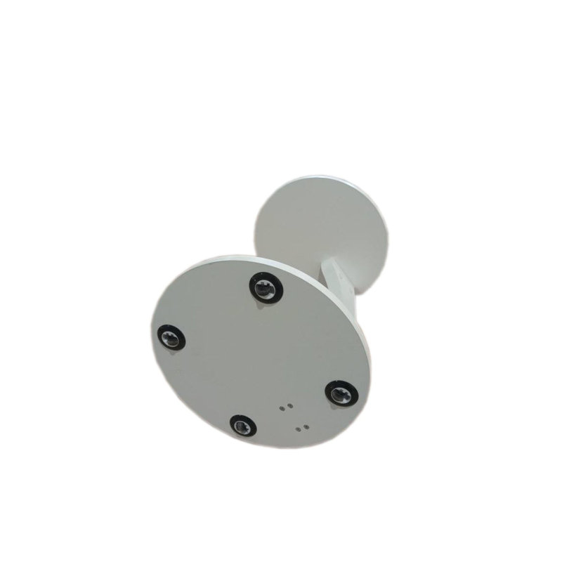 George Oliver Jermichael C-Shaped Round End Table with Rolling Wheels ...