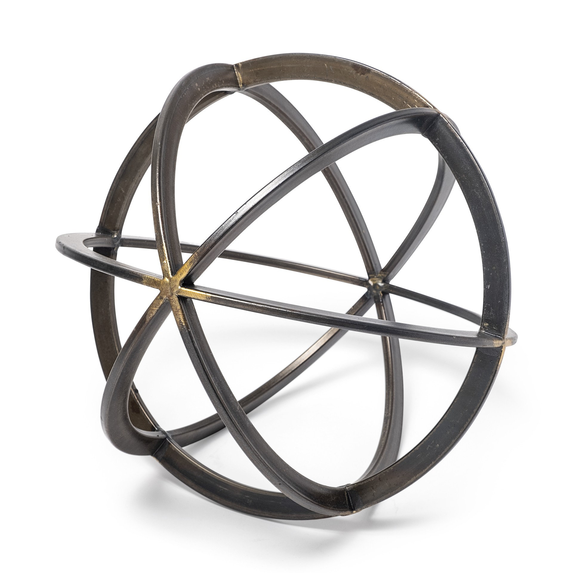 17 Stories Petite Metal Circular Decorative Object | Wayfair