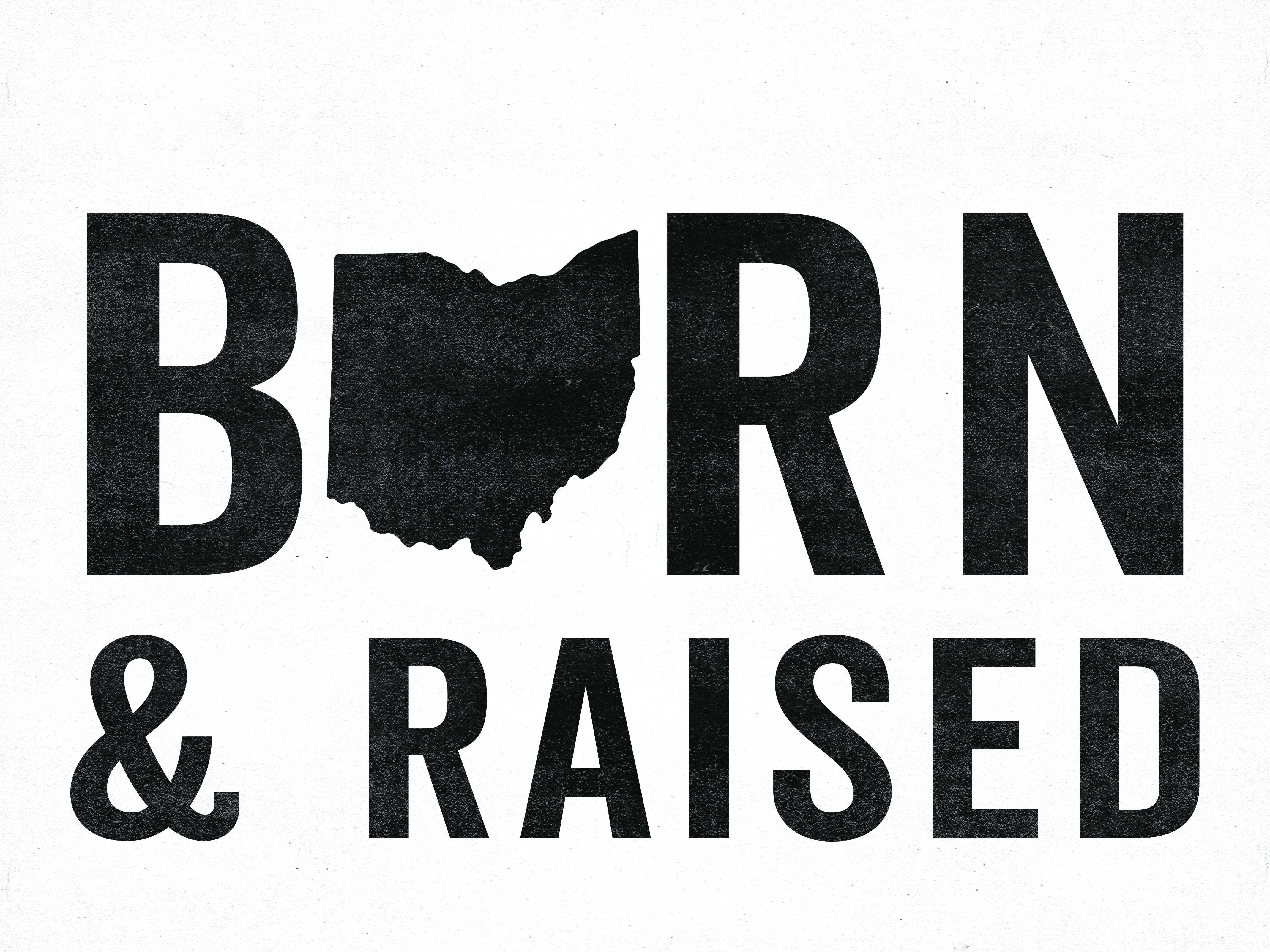 Trinx Born and Raised Ohio - Wrapped Canvas Print | Wayfair