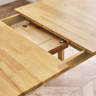 East Urban Home Alissah Solid Wood Farmhouse Extendable Dining Table ...