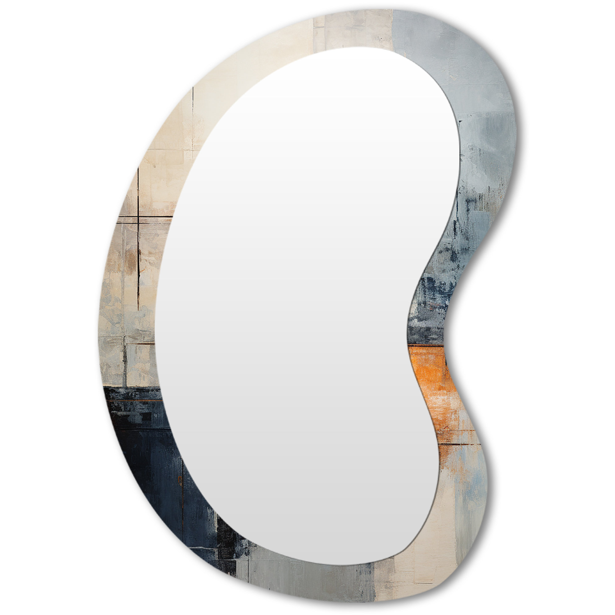 Ivy Bronx Esthermae Abstract Black Beige Road Collage I - Abstract ...