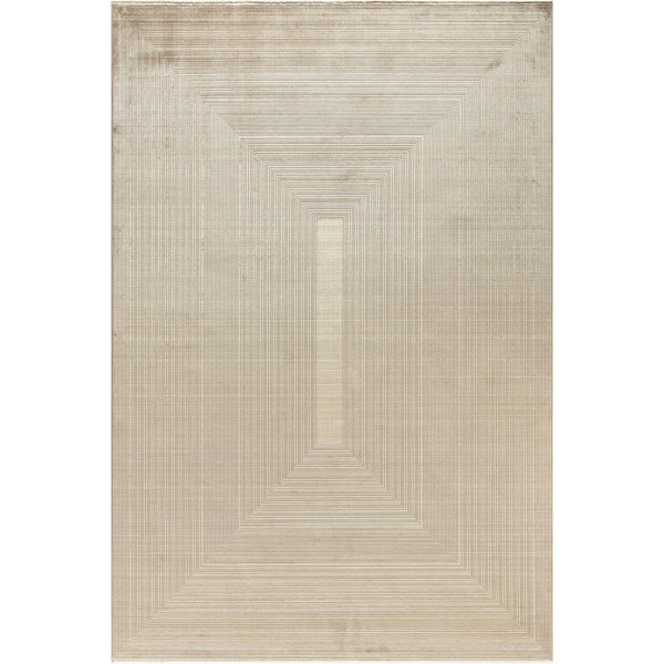 Ivy Bronx Tobacco Beige Modern Machine Made Area Rug | Wayfair.co.uk