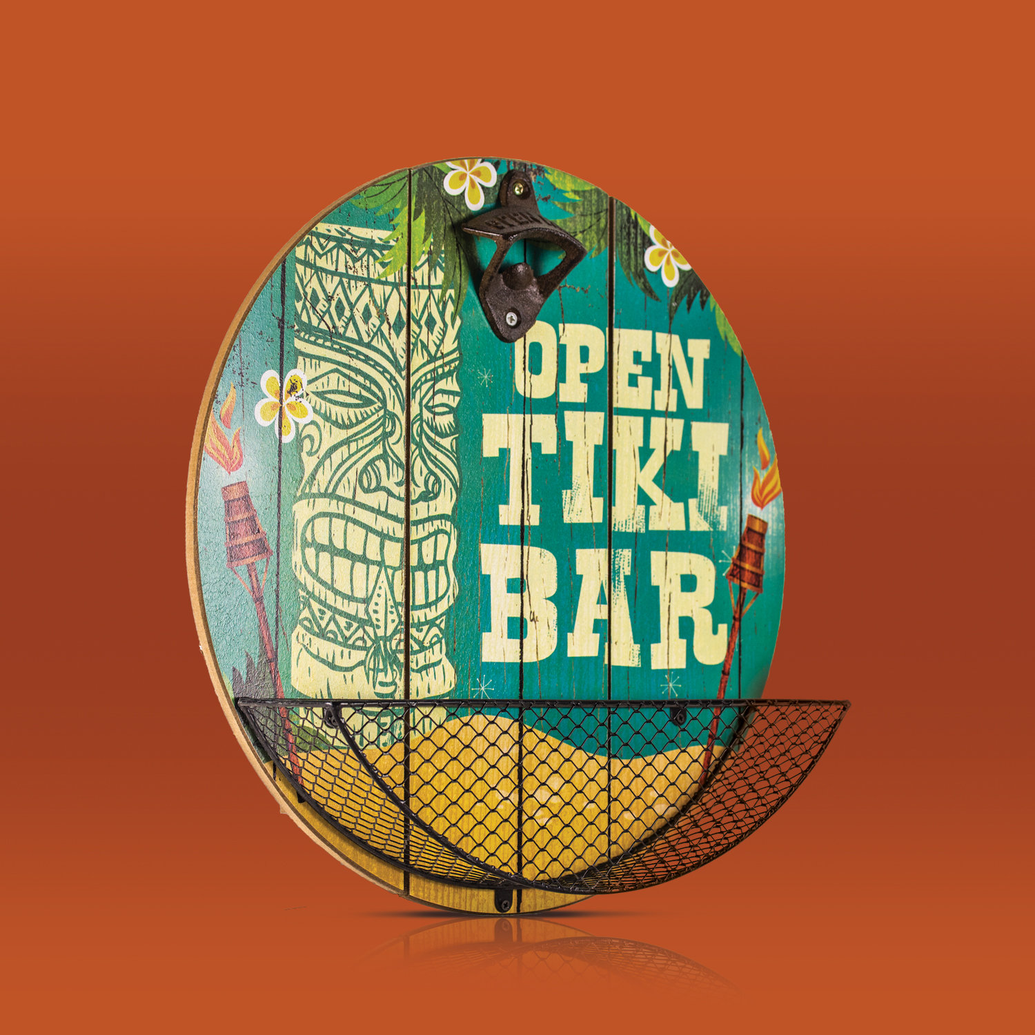 Crystal Art Gallery Open Tiki Bar Cap Catcher & Reviews - Wayfair Canada