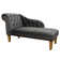 Beaumont Grey Velvet Buttoned Chaise Longue | Wayfair.co.uk